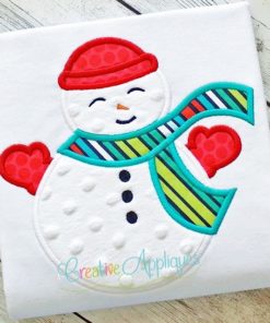 Snowman Applique - Creative Appliques